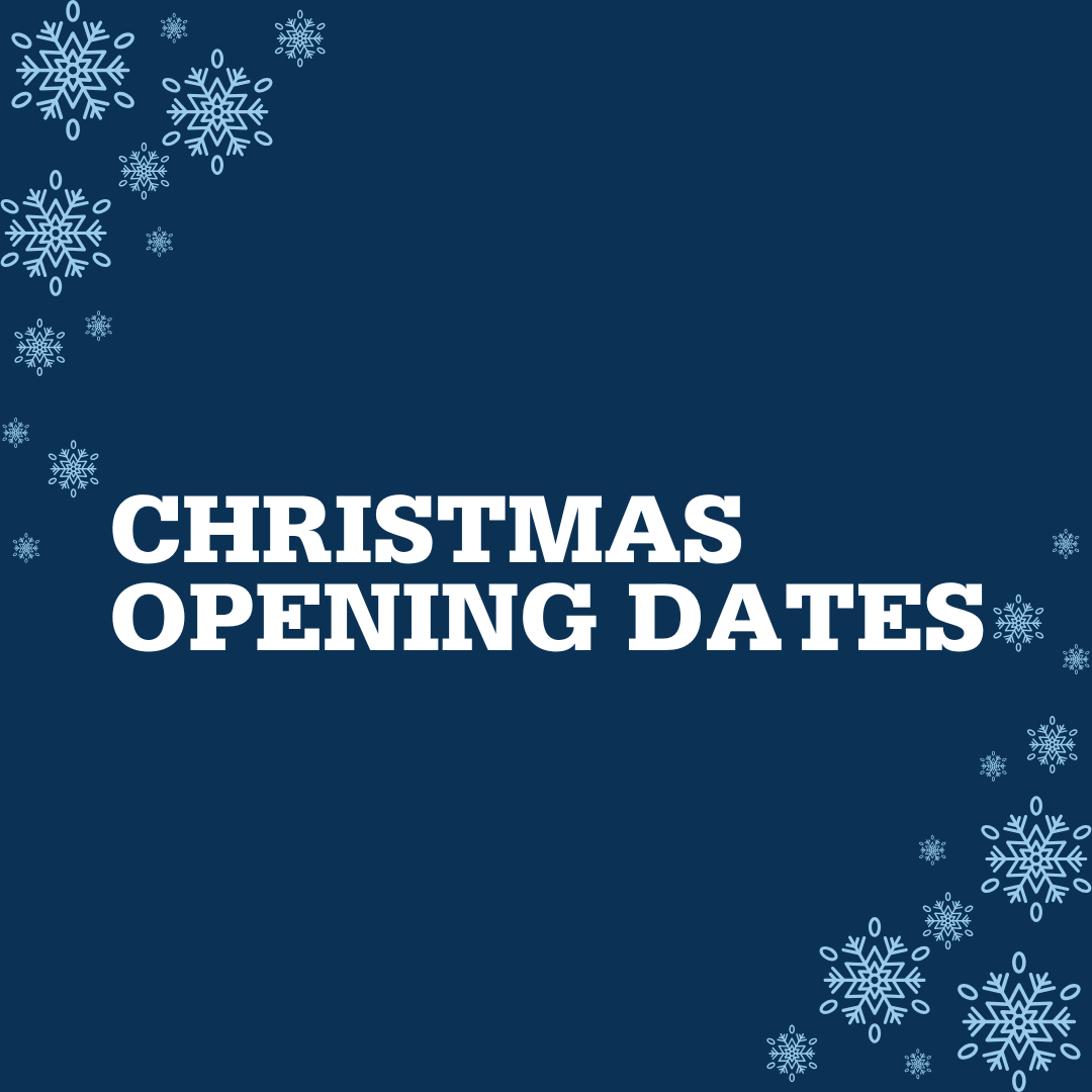 Christmas opening dates 2025 | Argyll Ruane